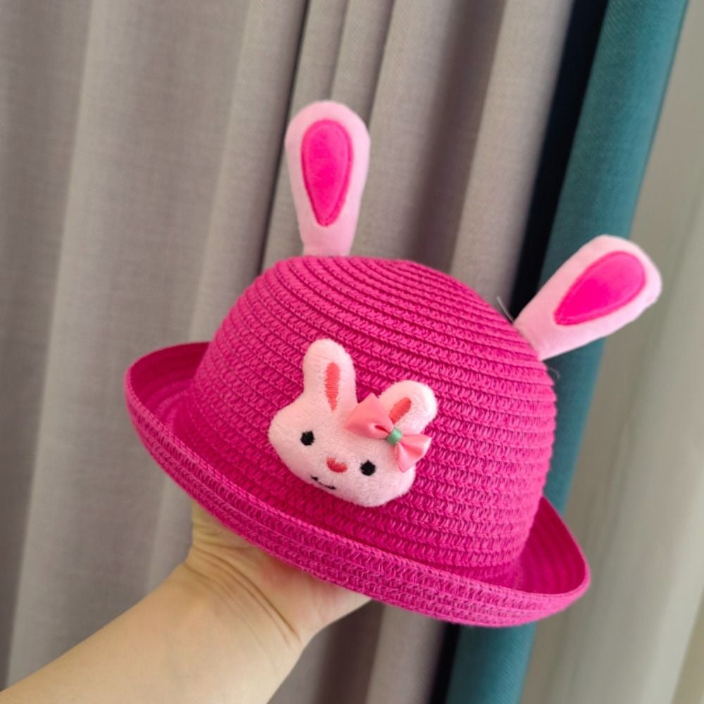 Spring Summer Sunshade Cartoon Beach Sun Hat Straw Hat Toddler Hats Cartoon Kids Caps Dinosaur ...