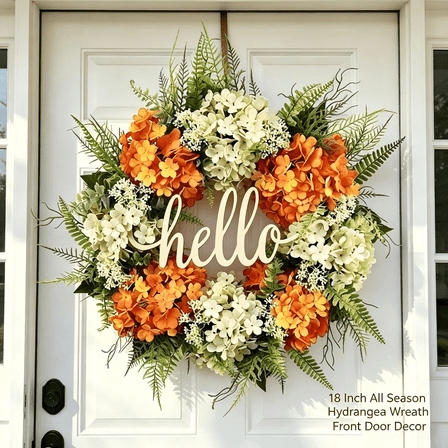 Outdoor 15.75 Inch Watermelon Wreath for Front Door - Spring Summer ...