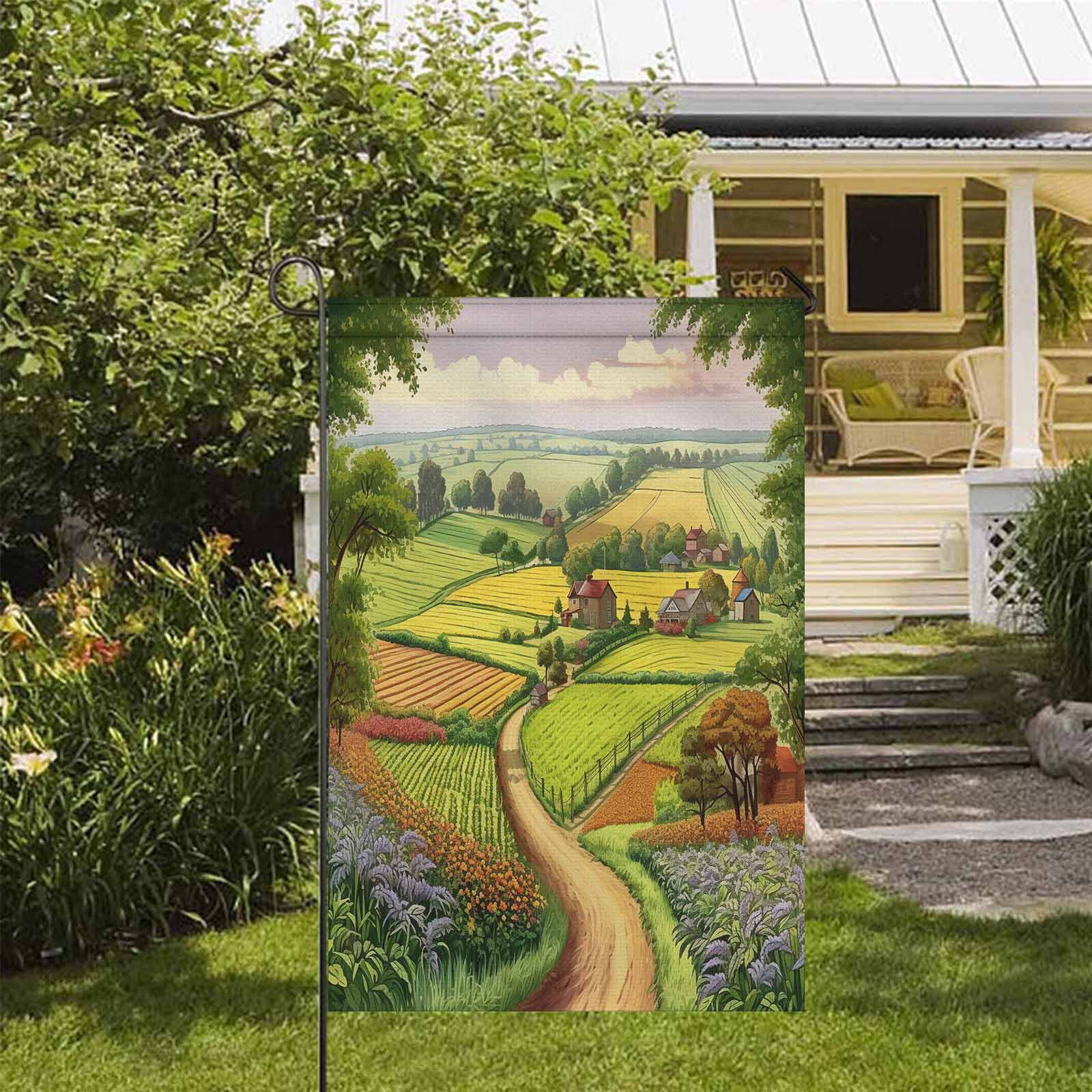 Spring Summer fall and winter Garden Flag Summer Flower Garden Flag ...