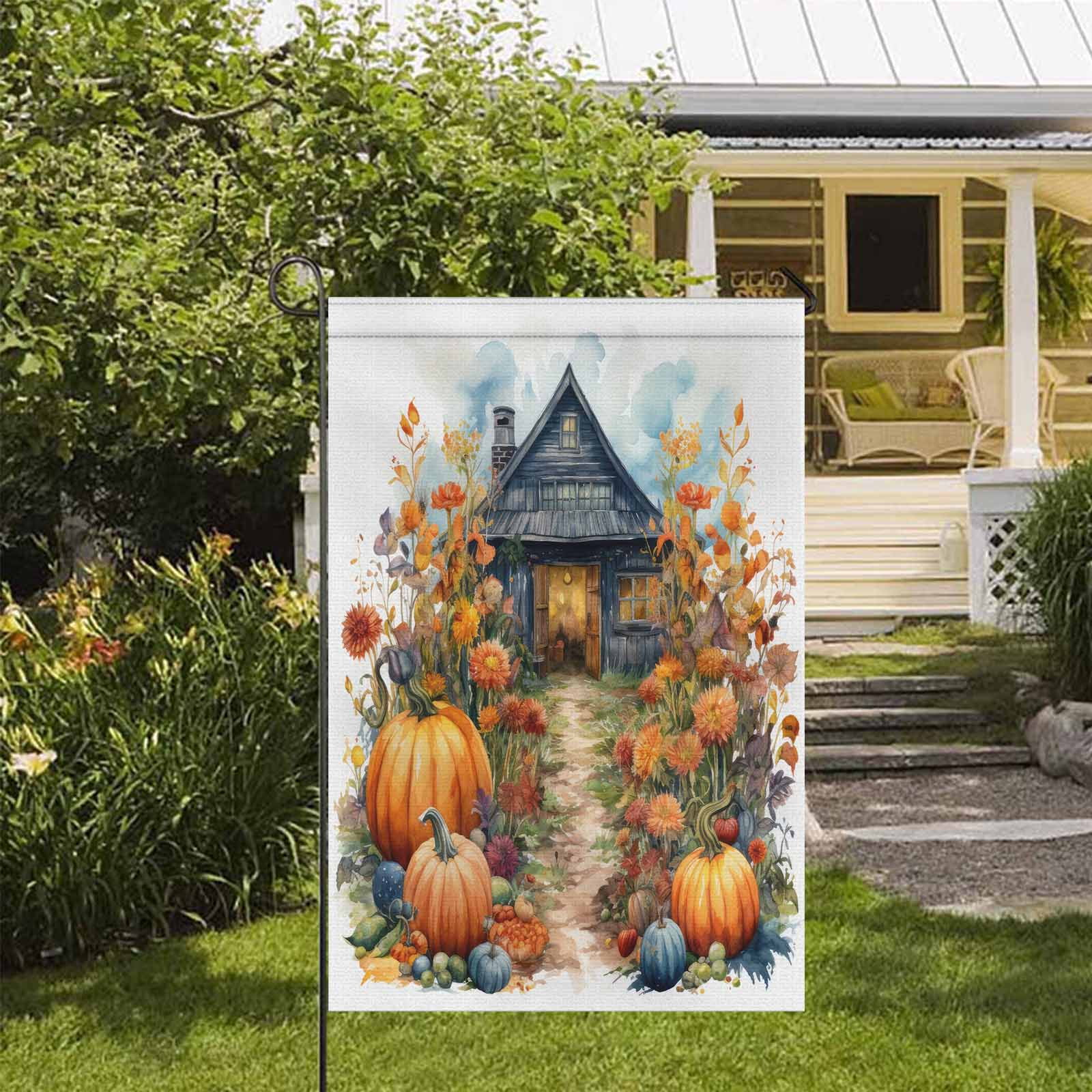 Spring Summer fall and winter Garden Flag 12x18 Inch,Flower Floral Bee ...