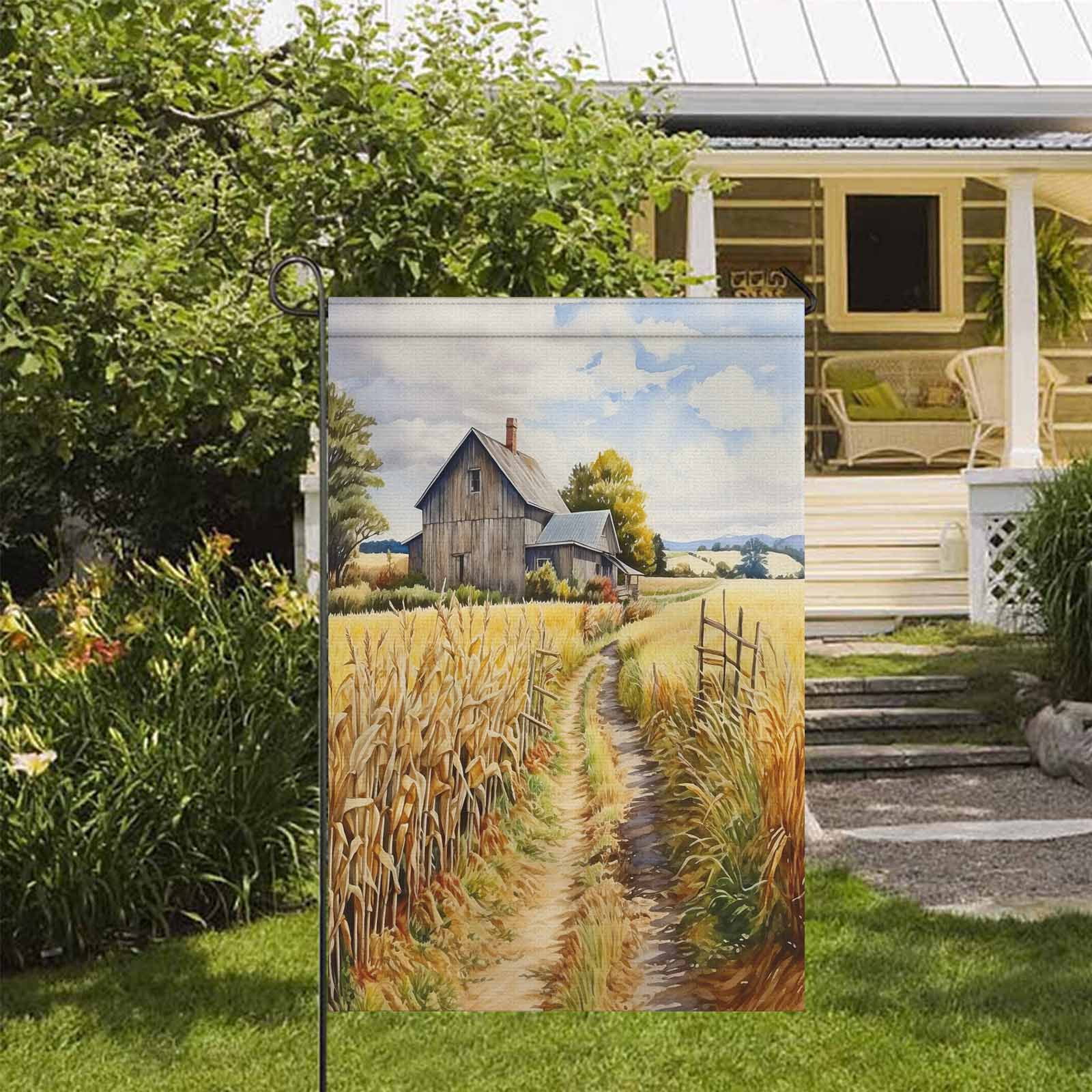 Spring Summer fall and winter Garden Flag 12x18 Inch,Flower Floral Bee ...