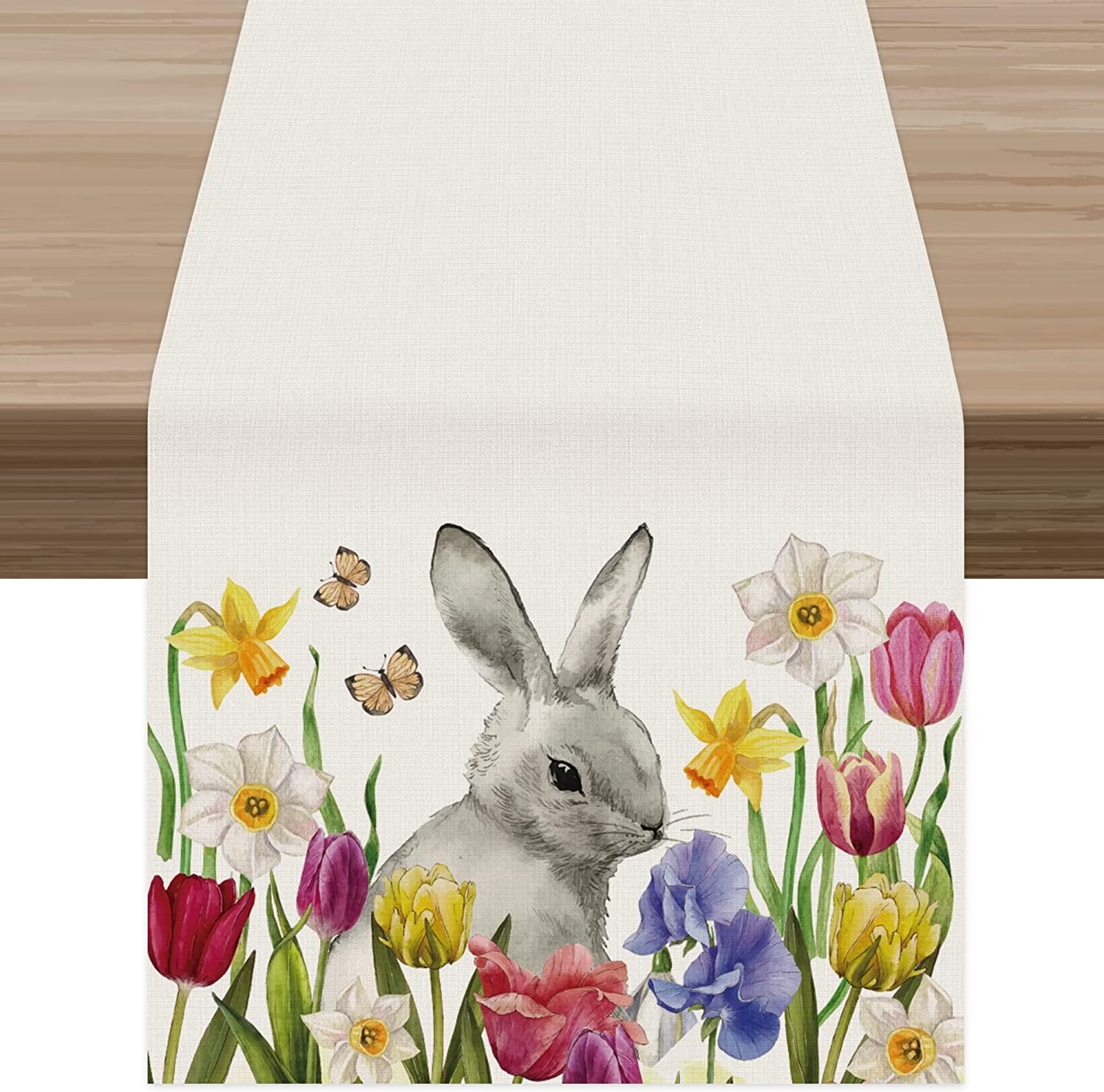 Spring Table Runners for Dining Table ration & Accessories Water Grass ...