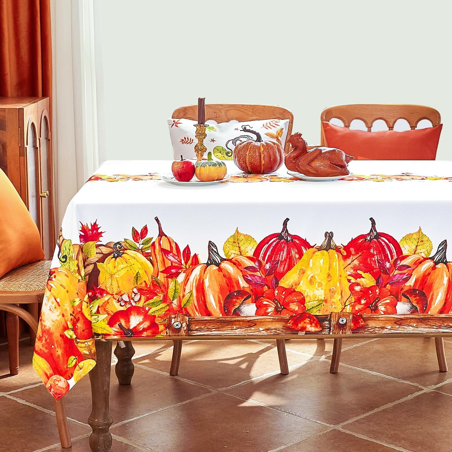 Spring Tablecloths for Rectangle Tables(60x120,Floral) - Walmart.com