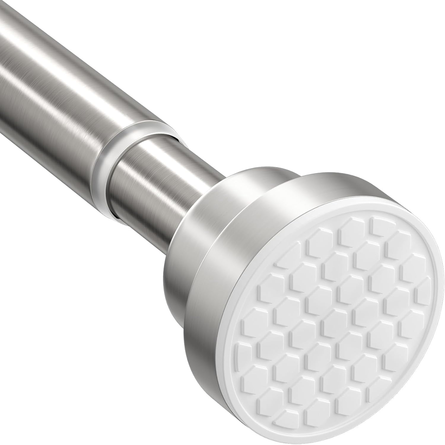 Spring Tension Curtain Rod 28-50inch, Adjustable Expandable Tension ...