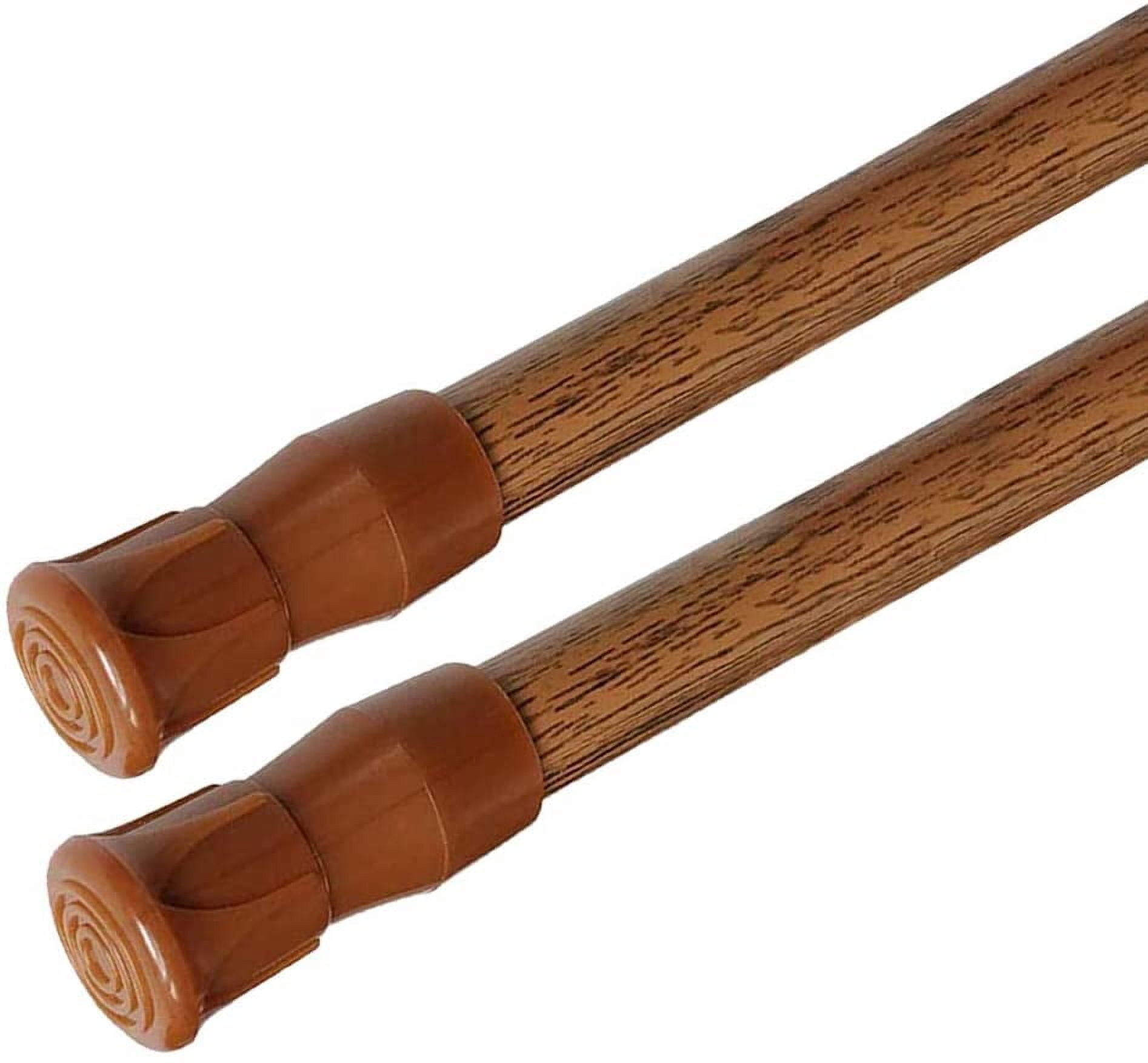 Spring Tension Curtain Rods Short Tension Rod Wood 16