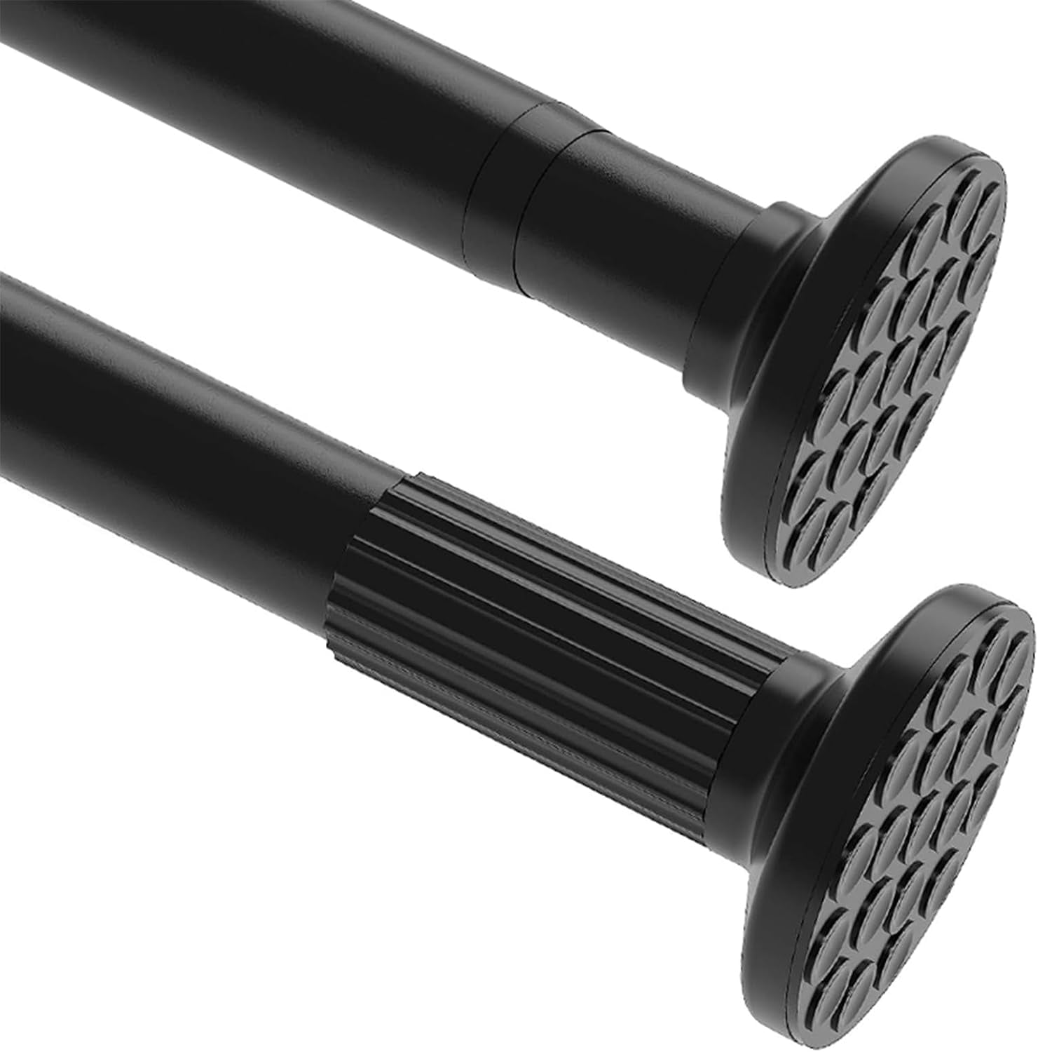 Spring Tension Rod,85-124" Heavy Duty Room Divider Tension Curtain Rod ...