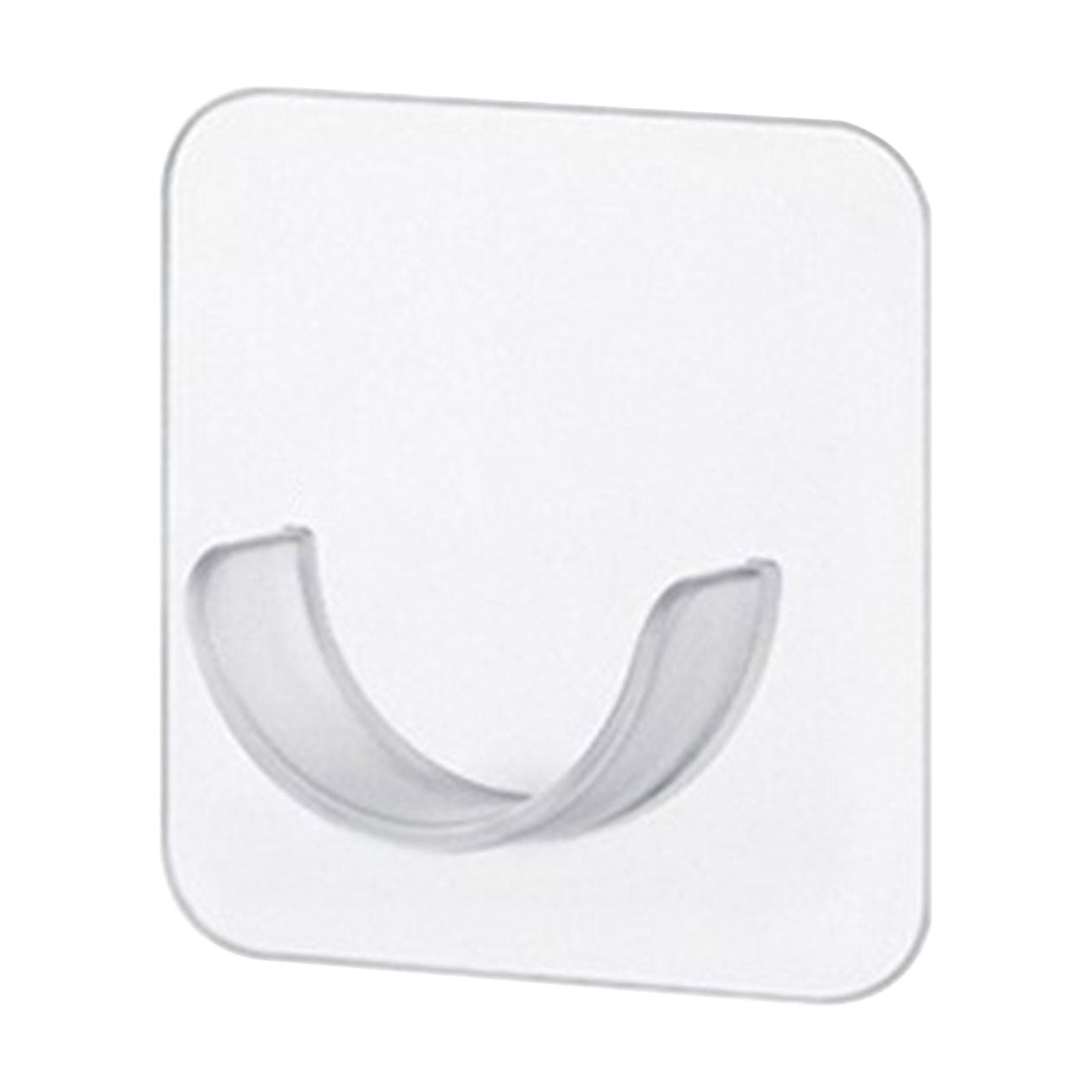 Spring Tension Rod Holder Transparent Shower Bracket No Drilling ...
