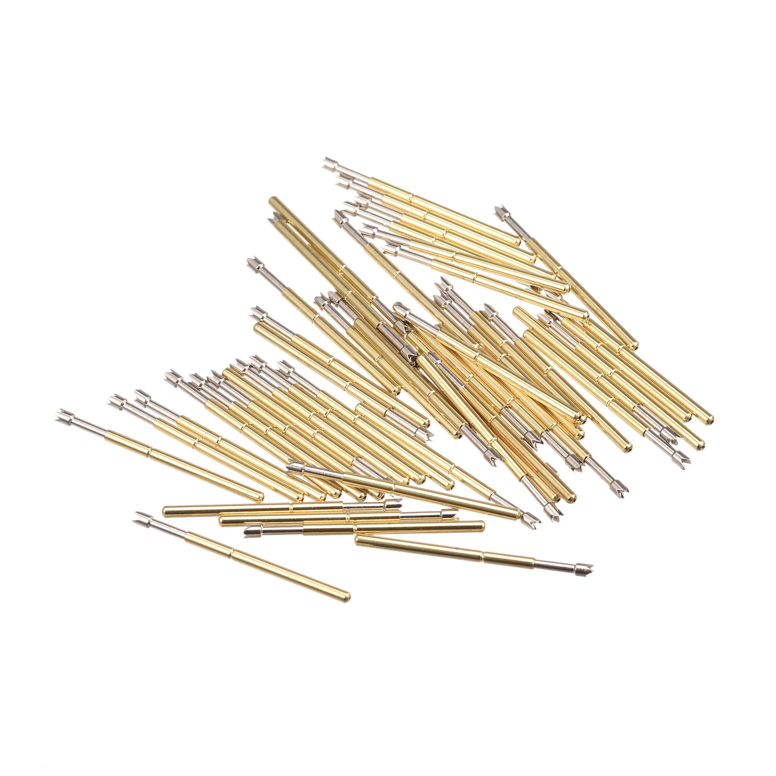 Spring Test Probe Pin 50pcs 1.5mm Tip 24.5mm for PCB Board Testing ...