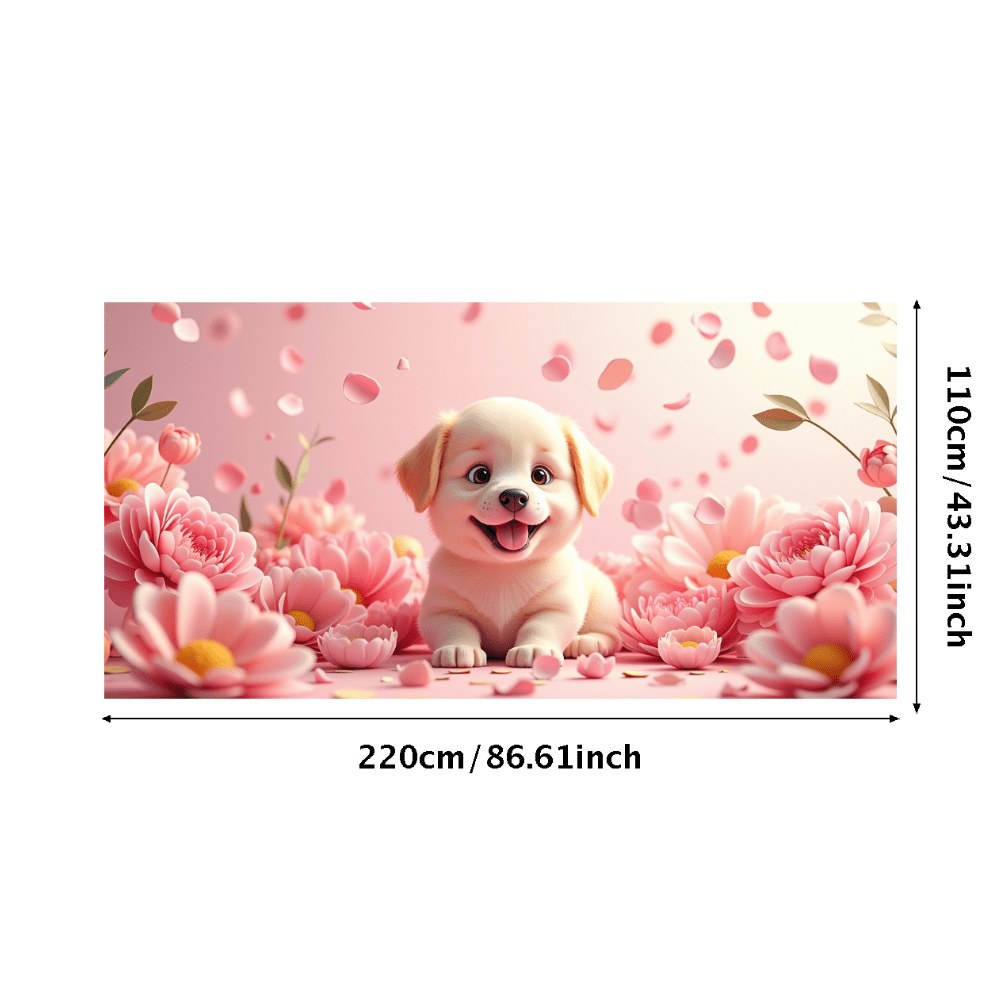 Spring Themed Daffodil Flowers Background Banner Party Decorations ...