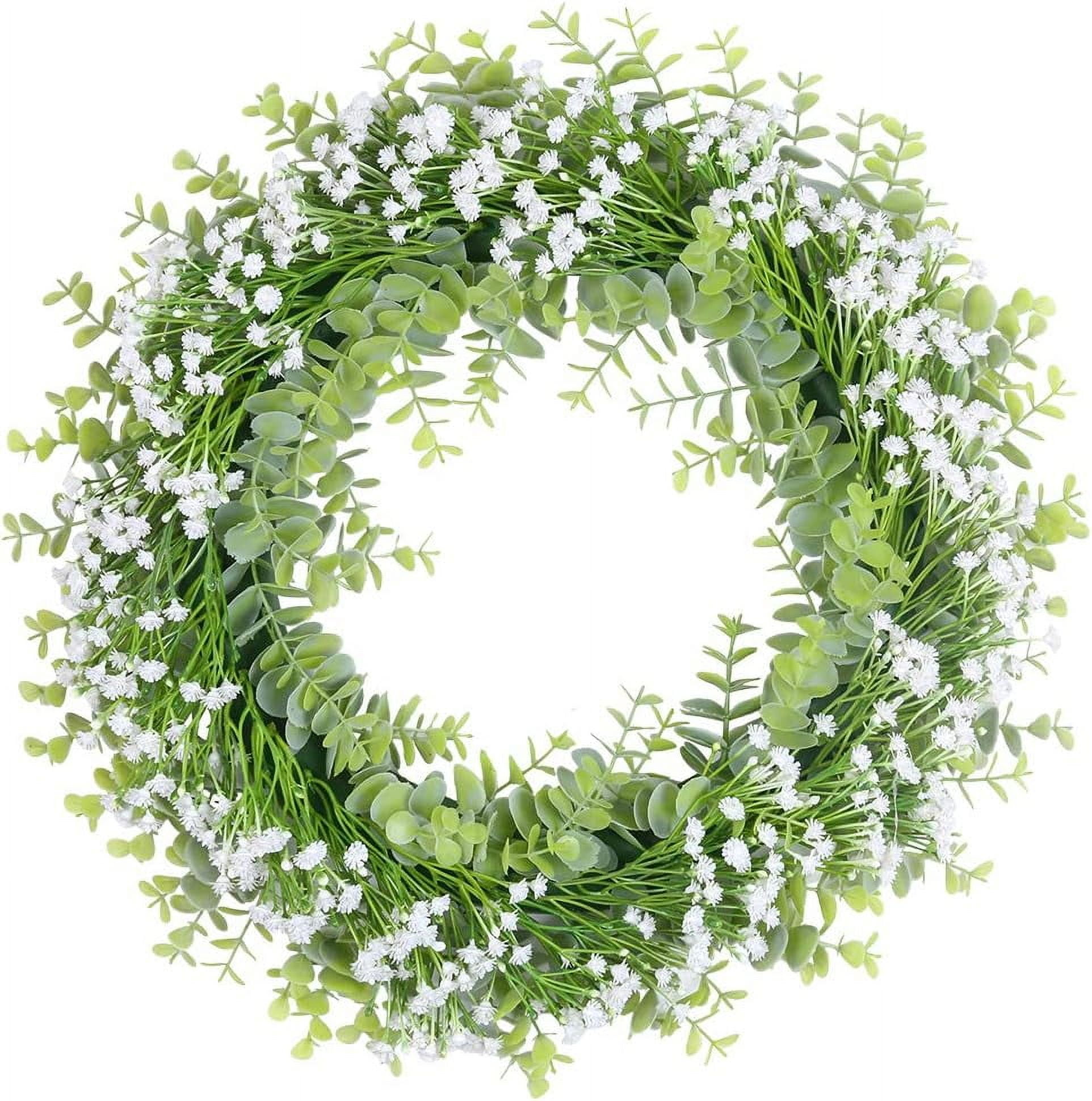 Realistic Design, Summer Wreaths for Front Door, Lifelike Artificial ...