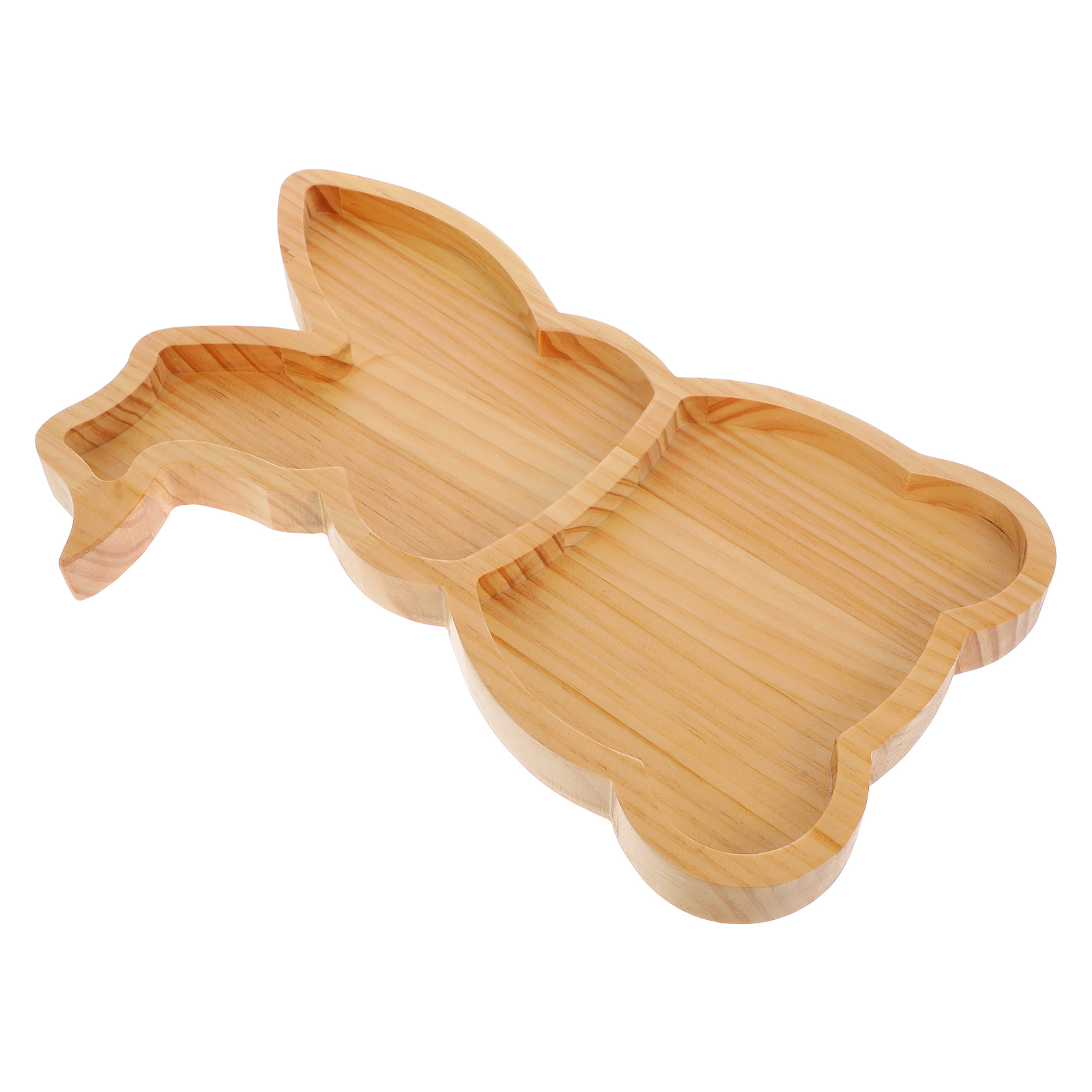 Cute Bunny Ears Paper Plates Dust -proof Valve Mouth Rabbit Tray ...