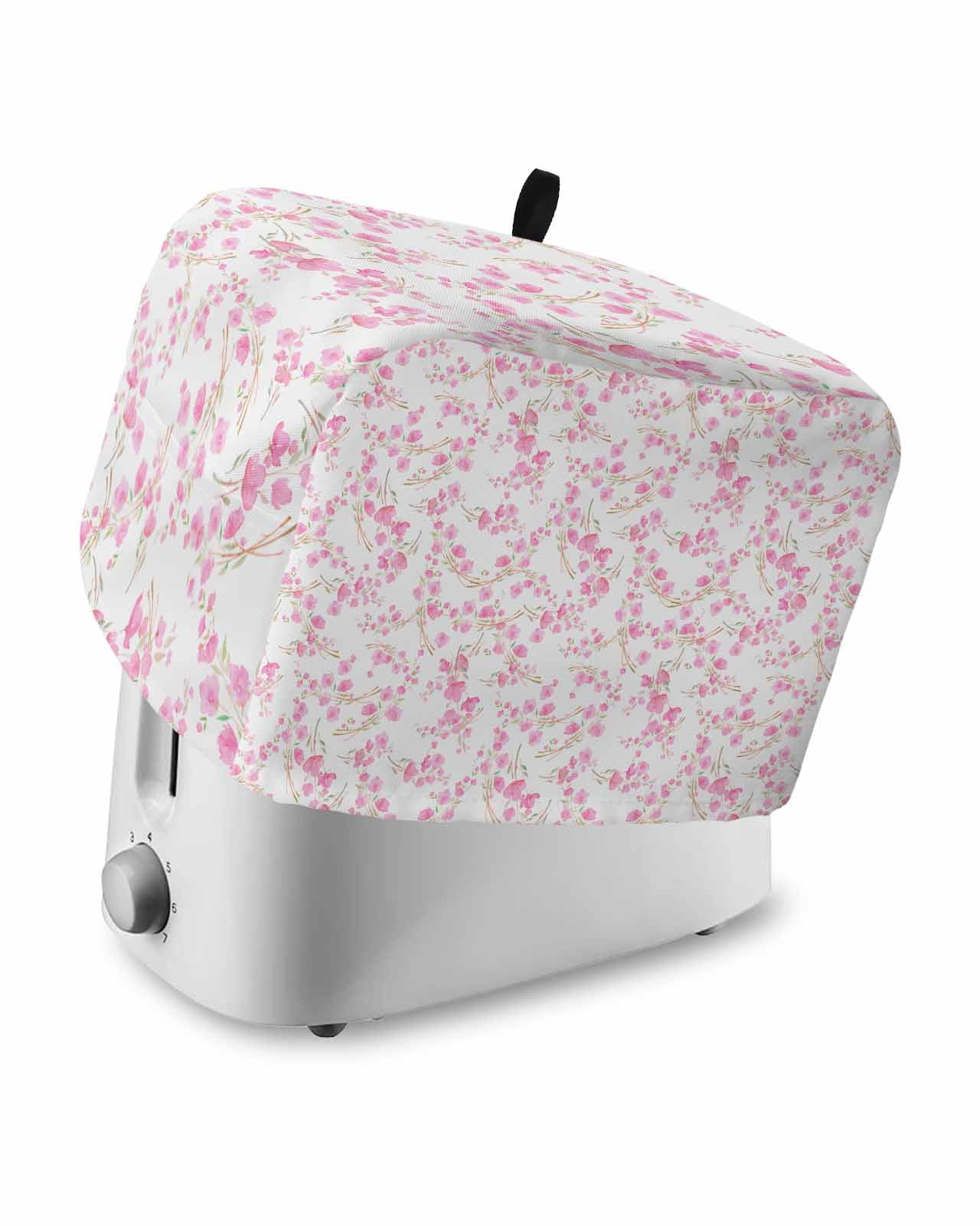 Spring Toaster Cover 2 Slice, Floral Pink Flowers Bread Maker Cover ...