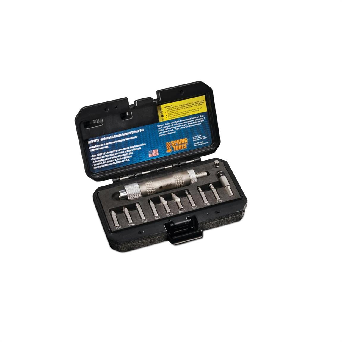 Spring Tools HDIP1115 Hammerless Impact Driver Set - Walmart.com