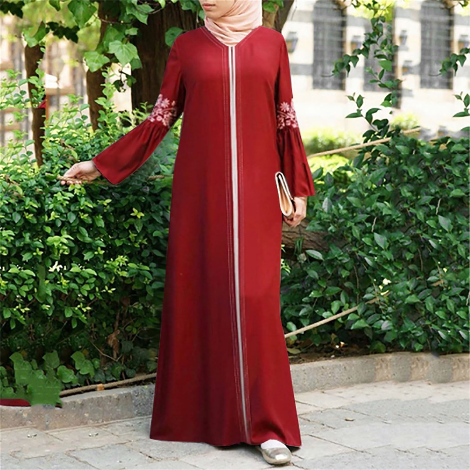 Spring Tops for Women Womens Dresses Plus Size Fall Women Muslim Long ...