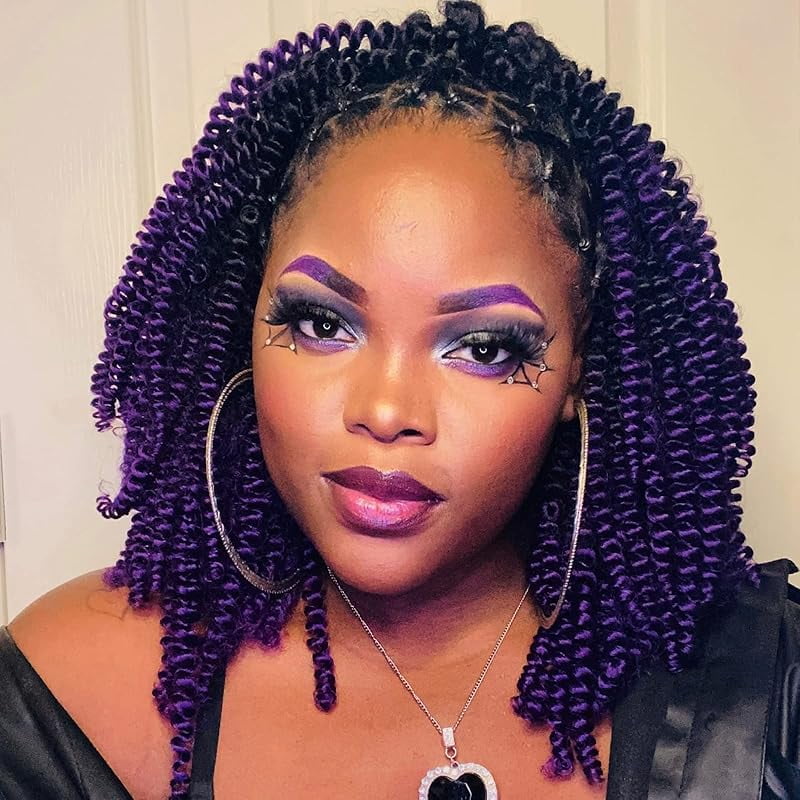 Spring Twist Hair 14 Inch Spring Twist Crochet Hair 6 Packs Spring ...