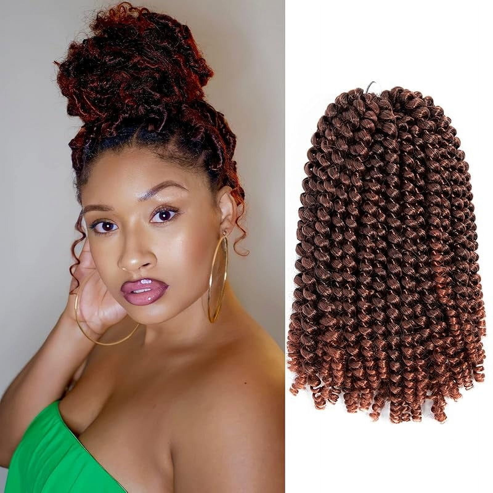 Spring Twist Hair 14 Inch Spring Twist Crochet Hair 6 Packs Spring ...