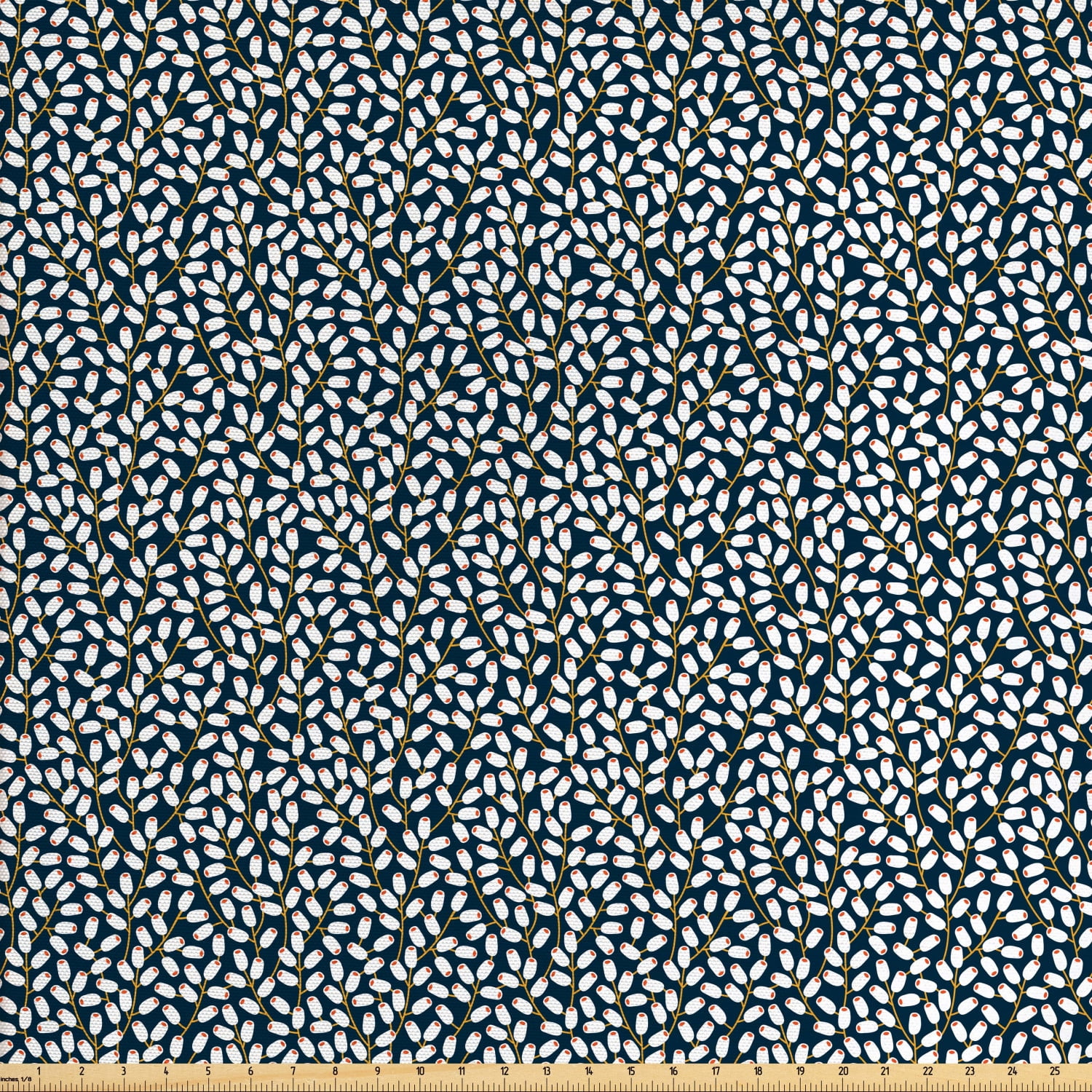Ambesonne Spring Fabric by the Yard Upholstery, Flourishing Season, 3 ...
