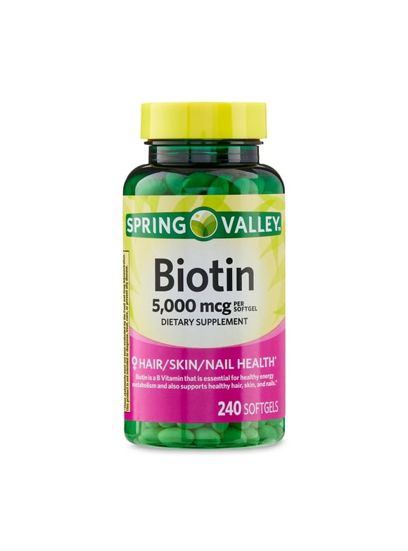 Spring Valley Biotin in Spring Valley - Walmart.com
