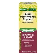 Equate Brain Health 5 Function Formula Capsules Dietary Supplement, 30 ...