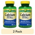 (2 pack) Spring Valley Calcium Bone Health Dietary Supplement Tablets ...