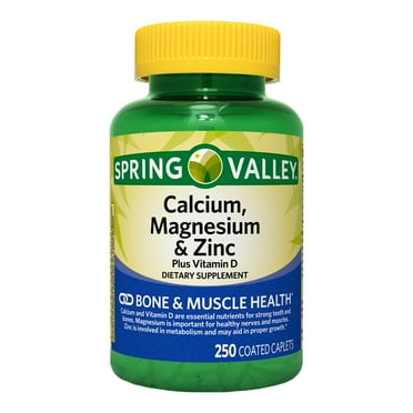 Spring Valley Calcium Plus Vitamin D3, Dietary Supplement, 150 Mini ...