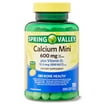 Spring Valley Calcium Plus Vitamin D Tablets Dietary Supplement, 600 mg ...