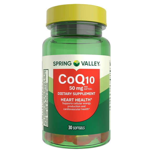 Spring Valley CoQ10 30ct - Dietary formulas for pharmacies - Walmart ...