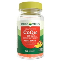 Spring Valley Rapid-Release CoQ10 Dietary Supplement Softgels for Heart Health, 200 mg, 150 ...