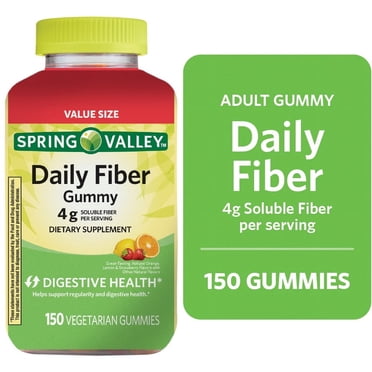 Equate Daily Fiber Supplement Gummies, 5 mg, 72 Count - Walmart.com