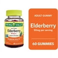 Spring Valley Elderberry Adult Gummies Dietary Supplement, 50 mg, 60 ...