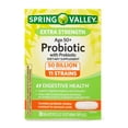 Spring Valley Extra Strength Age 50+ Probiotic with Prebiotic Dietary ...