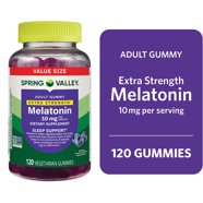 Spring Valley Liquid Melatonin Sleep Support Dietary Supplement, 10 mg ...