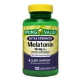 Spring Valley Extra Strength Melatonin Tablets Dietary Supplement, 10 ...