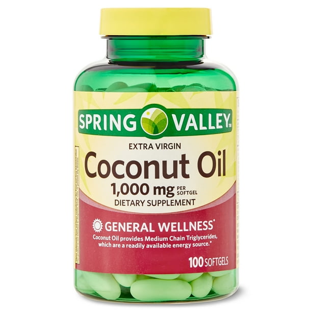 Spring Valley Extra Virgin Coconut Oil General Wellness Dietary ...