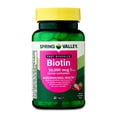 Spring Valley Fast-Dissolve Biotin Dietary Supplement Tablets for Hair ...