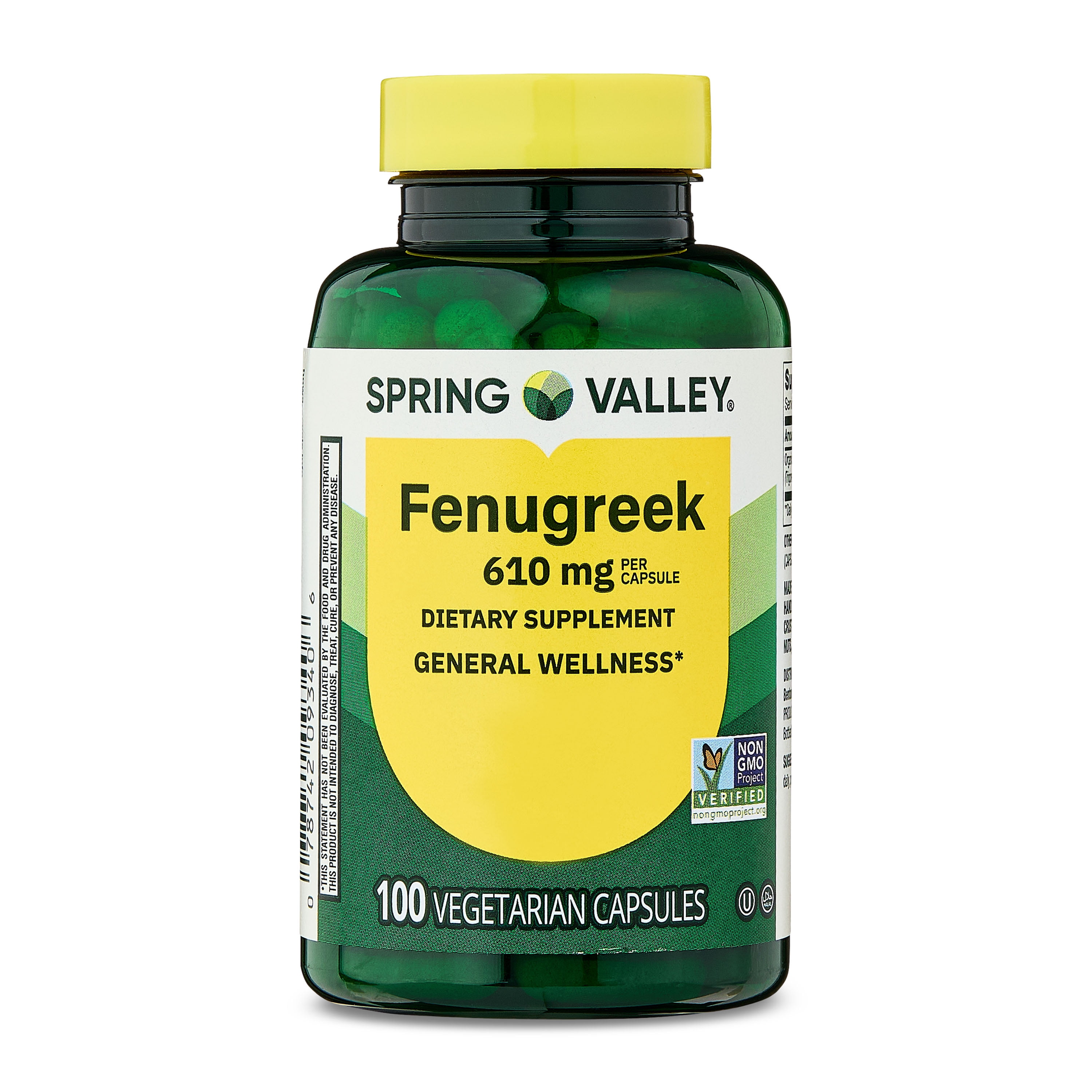 Spring Valley Fenugreek Dietary Supplement Vegetarian Capsules for ...
