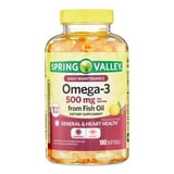 Spring Valley Daily Maintenance Omega-3 From Fish Oil Dietary ...