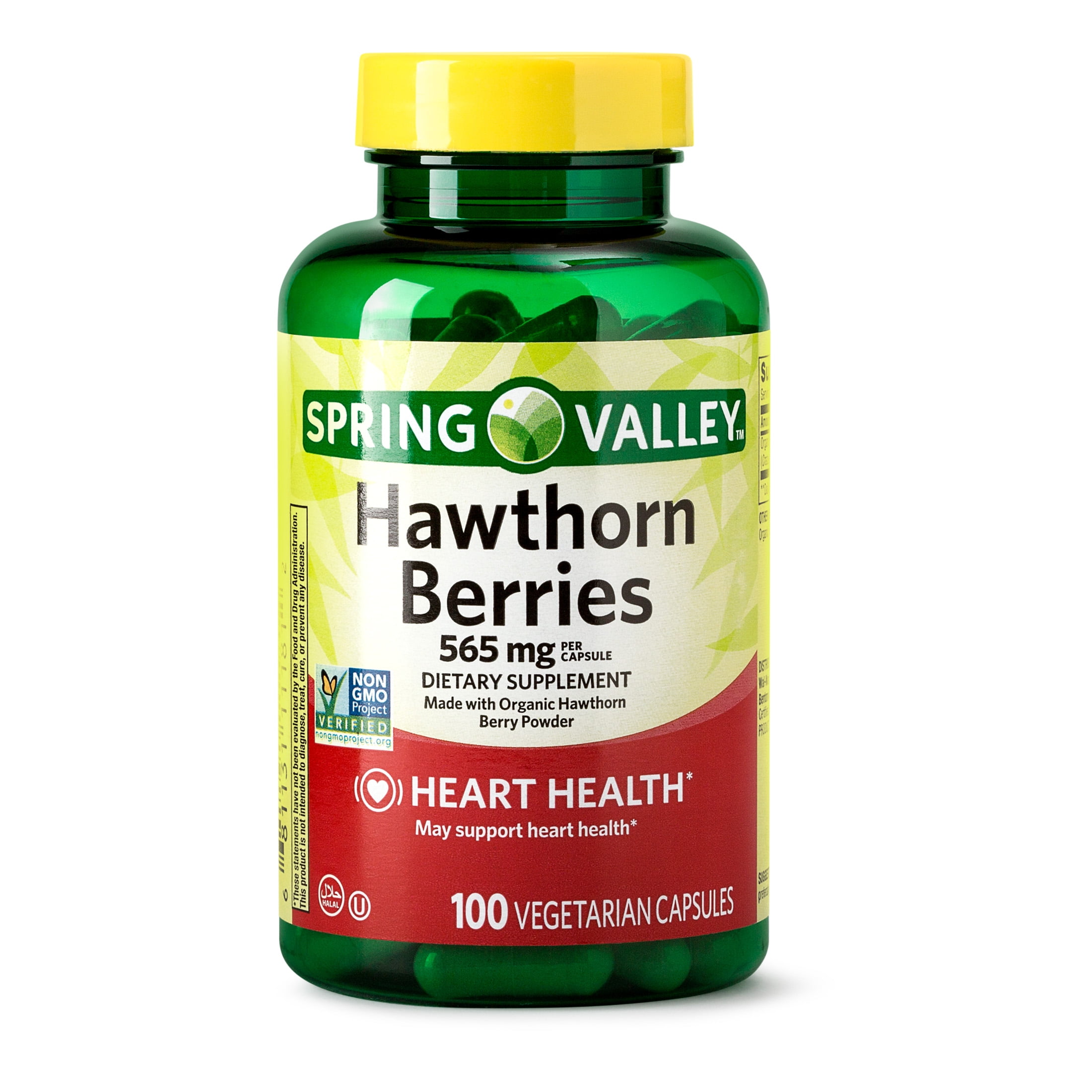 Spring Valley Hawthorn Berries Vegetarian Capsules Dietary Supplements ...