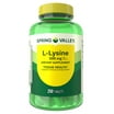 Spring Valley L-Lysine Dietary Supplement Tablets for Tissue Health ...