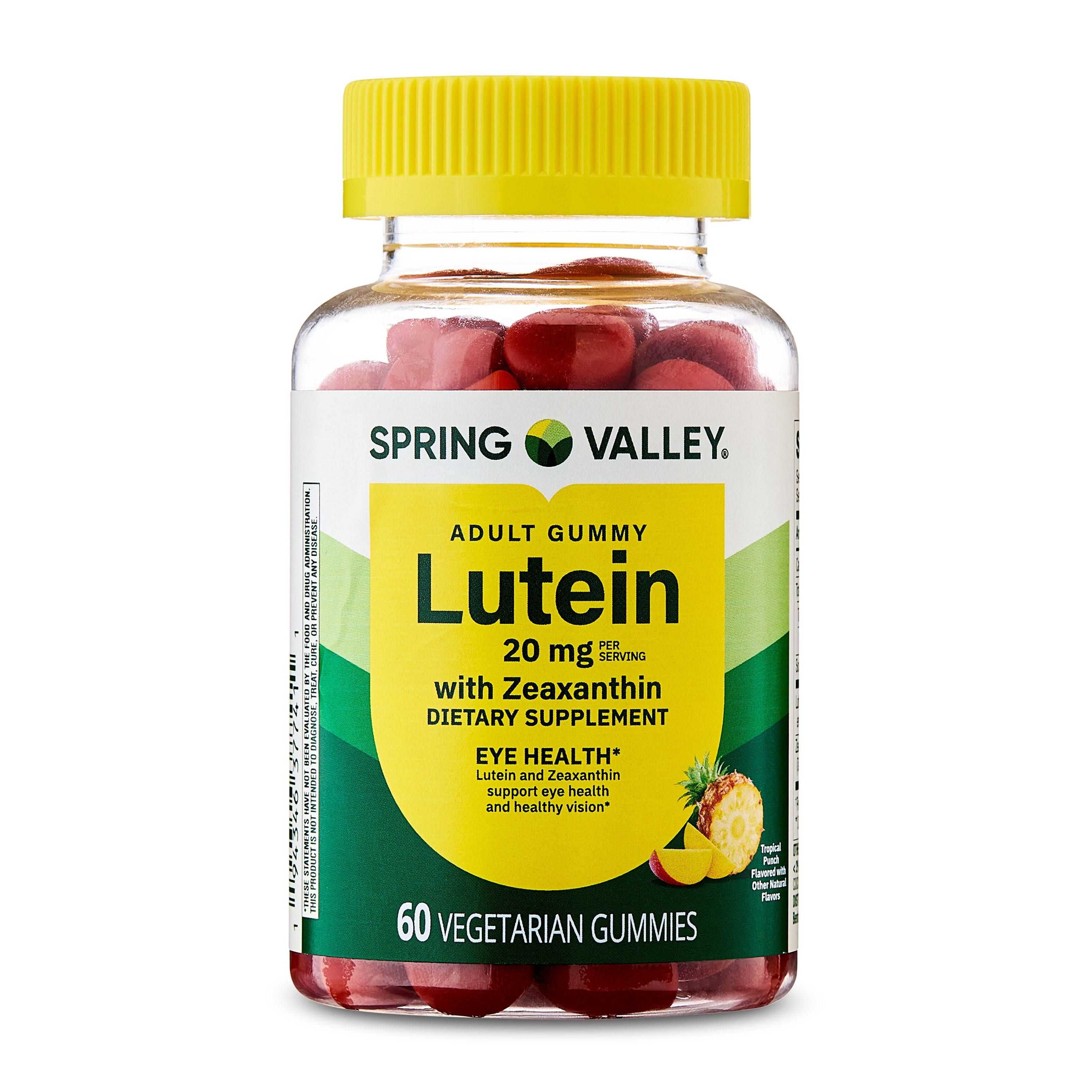 Spring Valley Lutein with Zeaxanthin Dietary Supplement Vegetarian ...