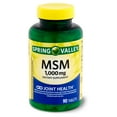 Spring Valley MSM Dietary Supplement, 1,000 mg, 90 Count HSA/FSA ...