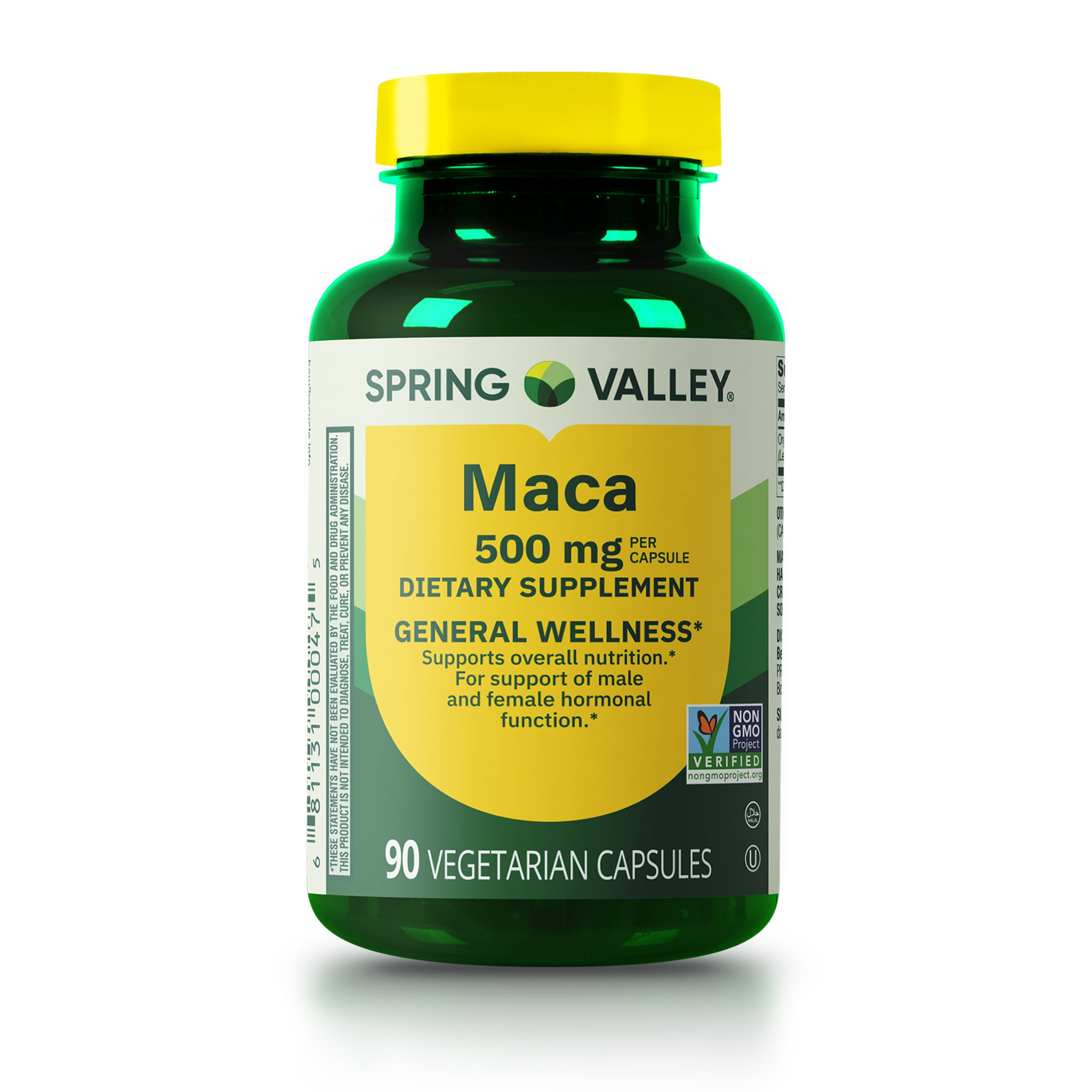 Spring Valley Maca Dietary Supplement, 500 mg, 90 Count - Walmart.com