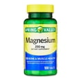 Spring Valley Magnesium Bone & Muscle Health Dietary Supplement Tablets ...