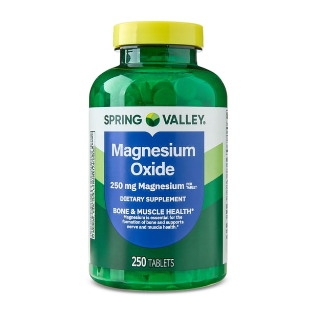 Spring Valley Magnesium Dietary Supplement Tablets for Bone and Muscle ...