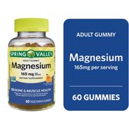Spring Valley Magnesium Citrate Rapid Release Capsules, 100 mg, 100 Ct ...
