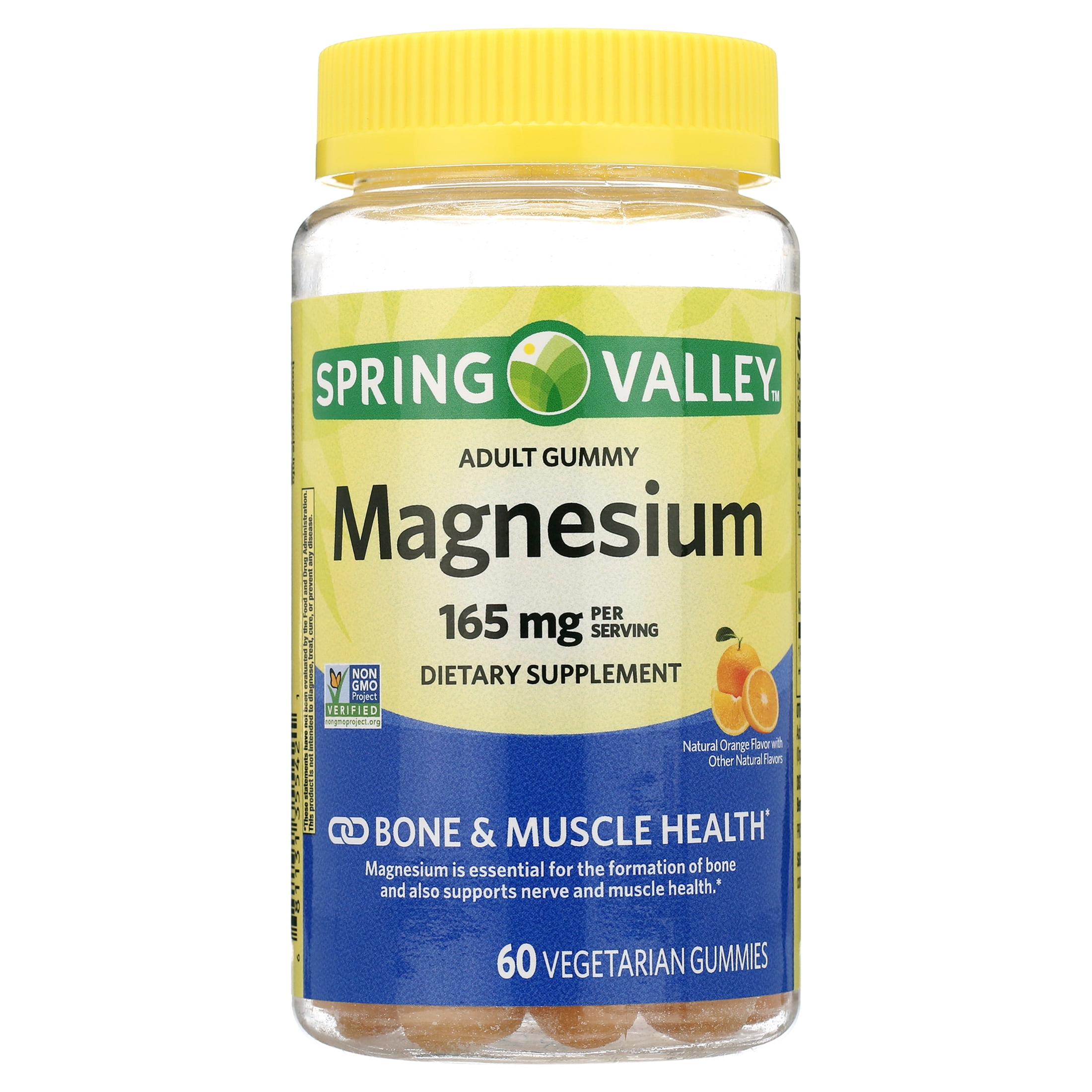 Spring Valley Magnesium Gummies for Bone & Muscle Health Support, 165mg ...