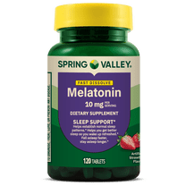 Spring Valley Non GMO Melatonin Sleep Support Dietary Supplement ...