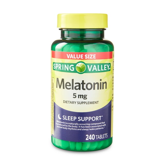 Spring Valley Melatonin Tablets Sleep Support Dietary Supplement Value ...