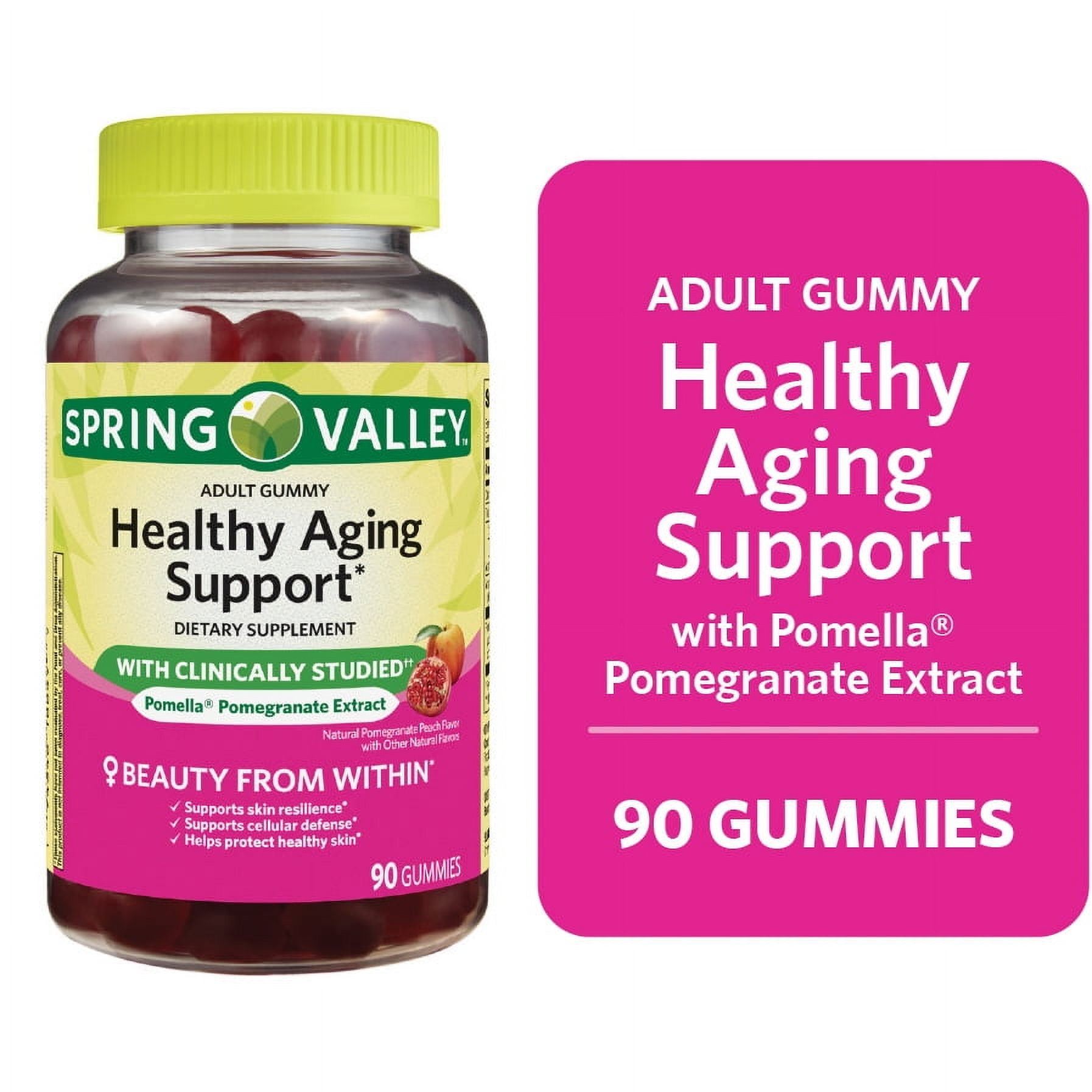 Spring Valley Healthy Aging Support Dietary Supplement Gummies for ...