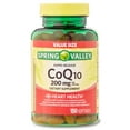 Spring Valley Rapid-Release CoQ10 Dietary Supplement Softgels for Heart Health, 200 mg, 150 ...